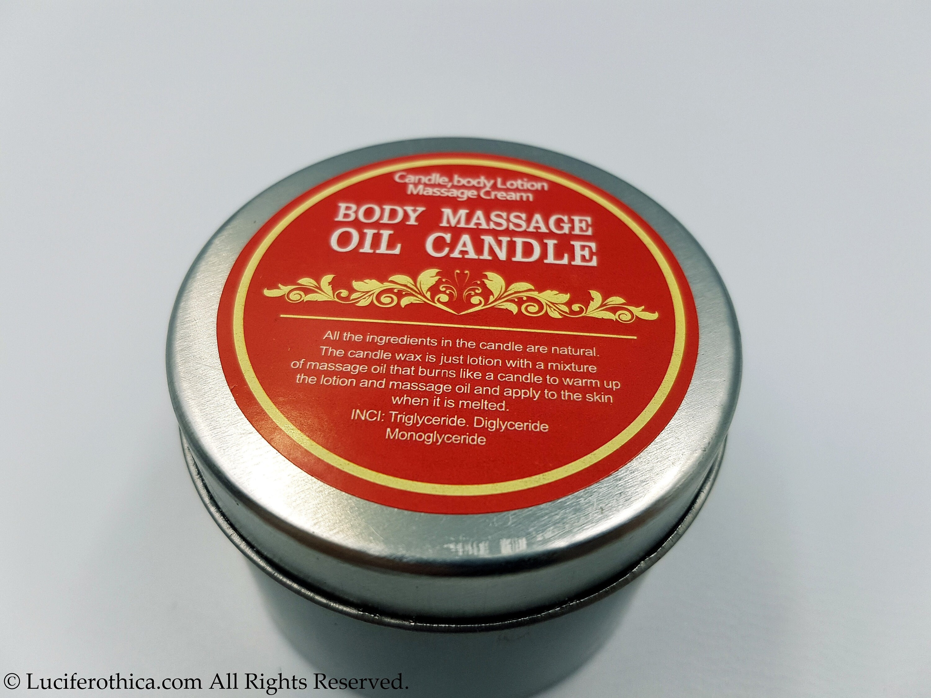 Body Massage Oil Candle