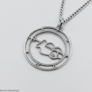 Sigil of Clauneck Stainless Steel Pendant - Occult Demon Wealth Money ...