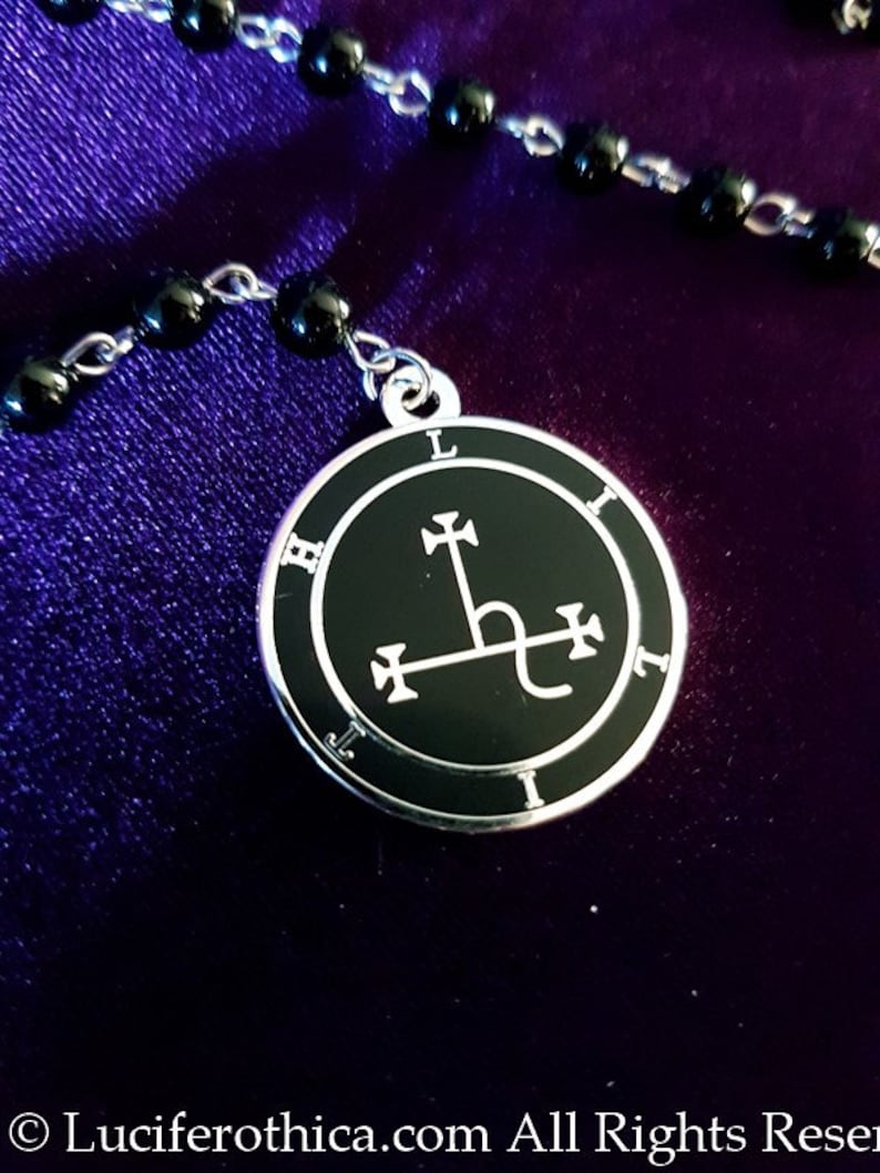 Sigil of Lilith Rosary Occult Left Hand Path Seal of Lilith - Etsy