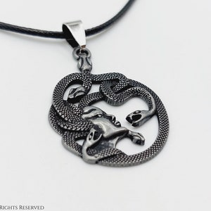 Medusa Pendant - Petrifying Serpent Gorgon Gorgo Goth Gorgoneion ...