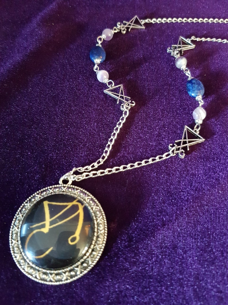 Dukante Sigil of Lucifer Medaillon Occult Luciferian Seal of | Etsy