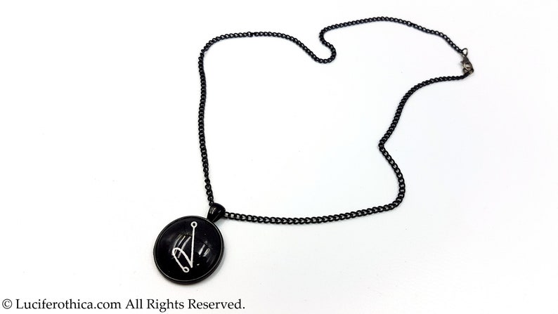 Sigil of Azazel Necklace Occult Left Hand Path Satanic Goth - Etsy