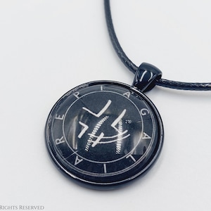 Sigil of Agaliarept Pendant - Occult Demon Goetia Dictionary Infernal ...