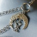 Triple Sigil of Lucifer Crescent Chain Choker - Goth Gothic Luciferian ...