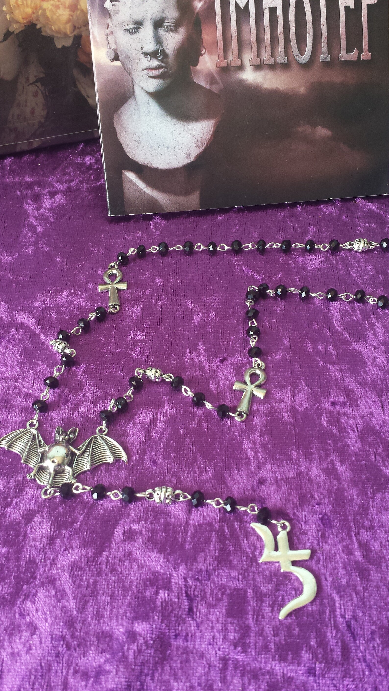 Trad Goth Jusa Necklace or Rosary - Sopor Aeternus Occult Goth Gothic ...