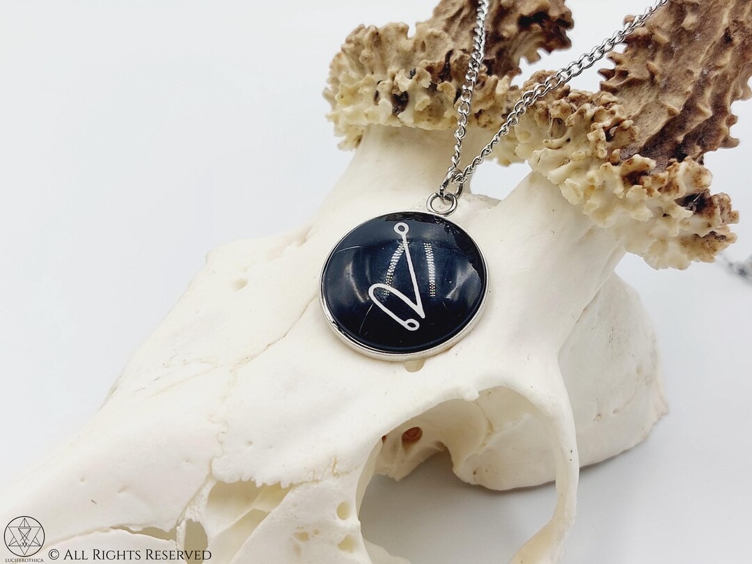 Sigil of Azazel Necklace (stainless Steel) Occult Left Path Satanic ...