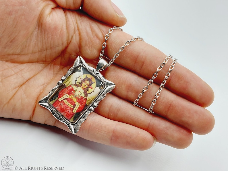 Icon of Sophia Necklace - Gnostic Occult Gnosis Gnosticism Cosmic Womb ...