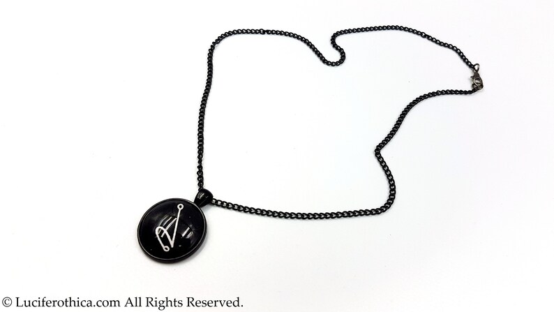 Sigil of Azazel Necklace Occult Left Hand Path Satanic Goth - Etsy