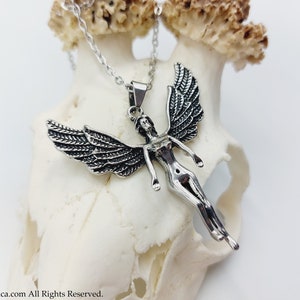 Winged Lilith | Inanna | Ishtar Pendant - Sumerian Necklace Burney ...