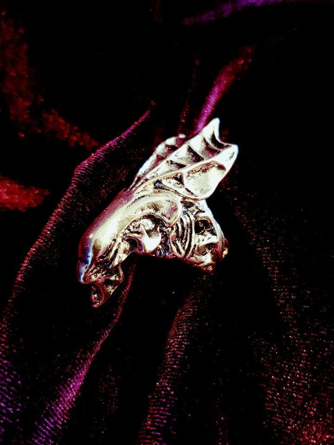 Alien Queen Ring - Xenomorph Goth Gothic Fantasy Alien Extraterrestial ...