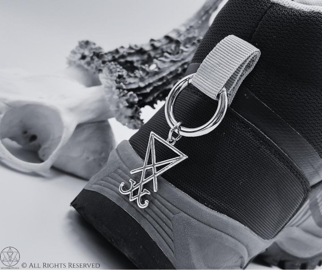 Sigil of Lucifer Boot Charm - Luciferian Boot Strap Shoe Charm Lid ...