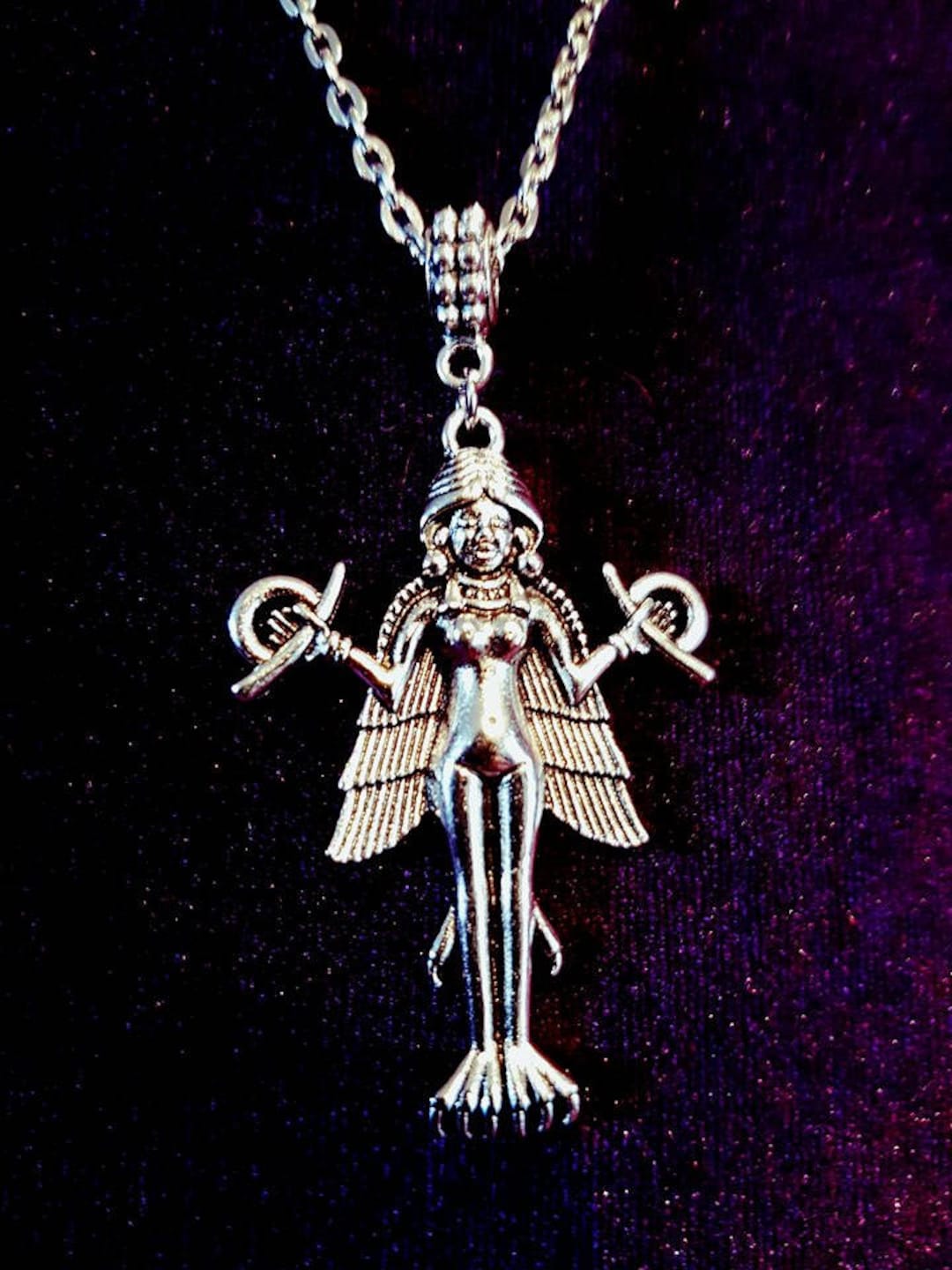 Lilith | Inanna | Ishtar | Ereshkigal Pendant - Sumerian Necklace ...