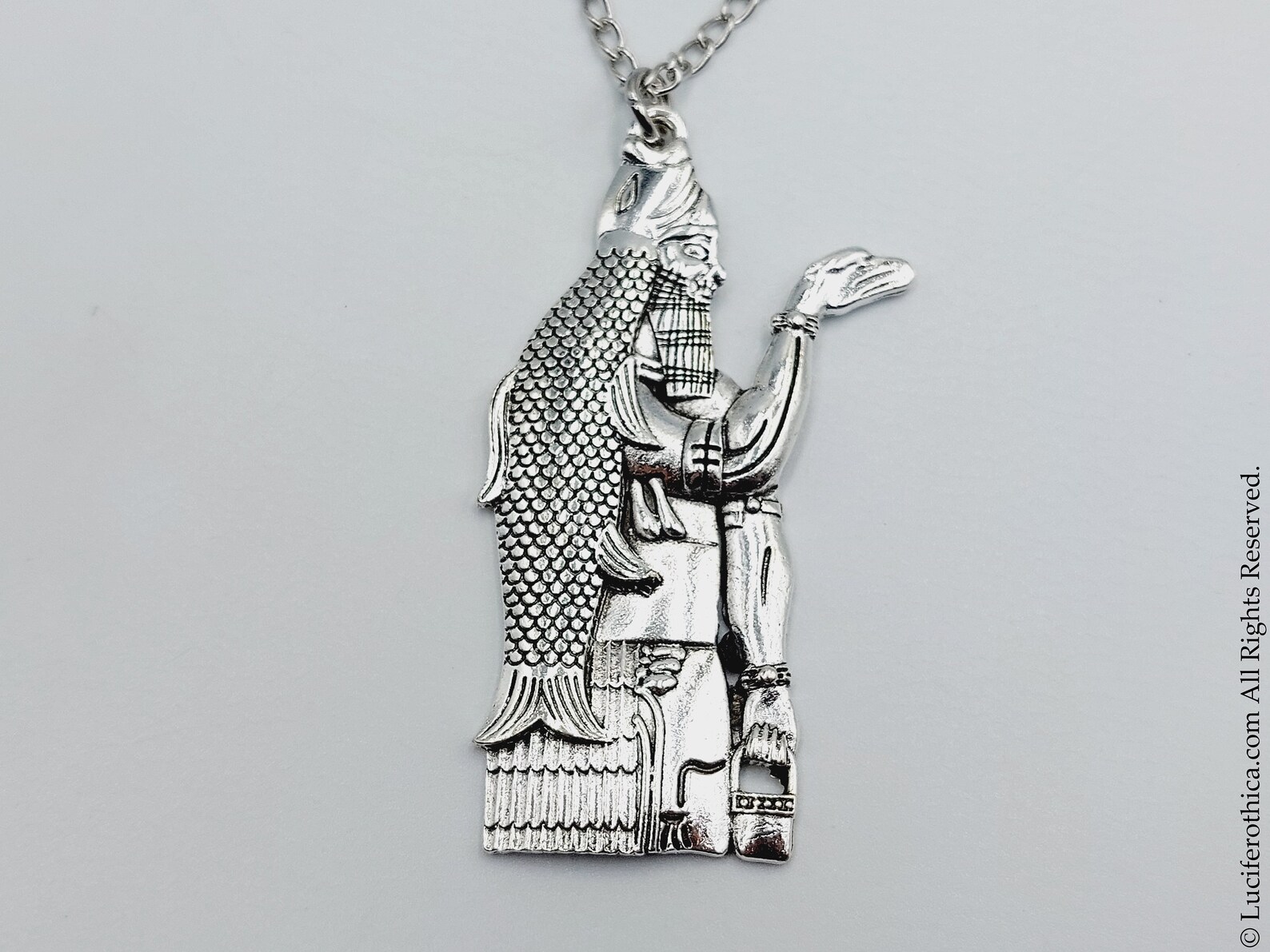 Apkallu / Abgal Fishman Demi-god Sage Oannes Pendant 2 - Etsy