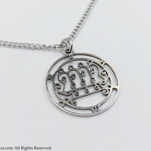 Sigil of Paimon Stainless Steel Pendant - King Paimon Demonic Daemonic ...