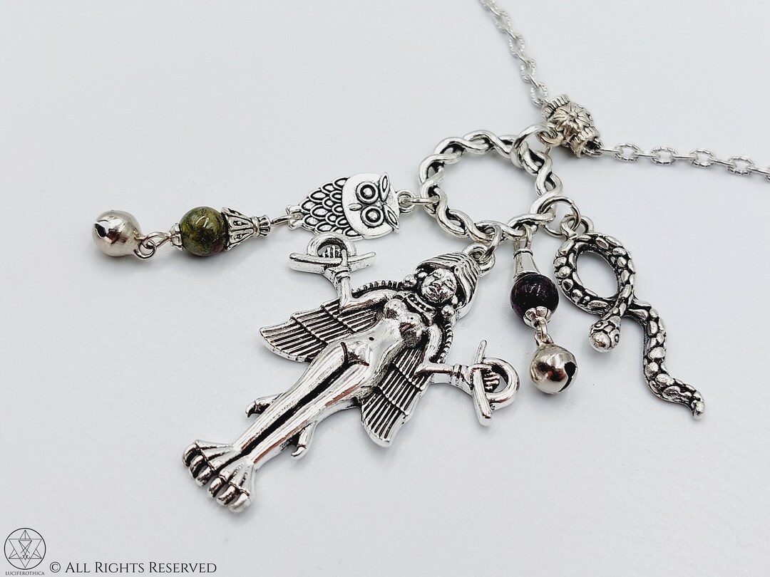 Lilith | Inanna | Ishtar | Ereshkigal Pendant - Sumerian Necklace ...