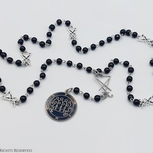 Sigil of Paimon Rosary - King Paimon Demonic Luciferian Lucifer ...