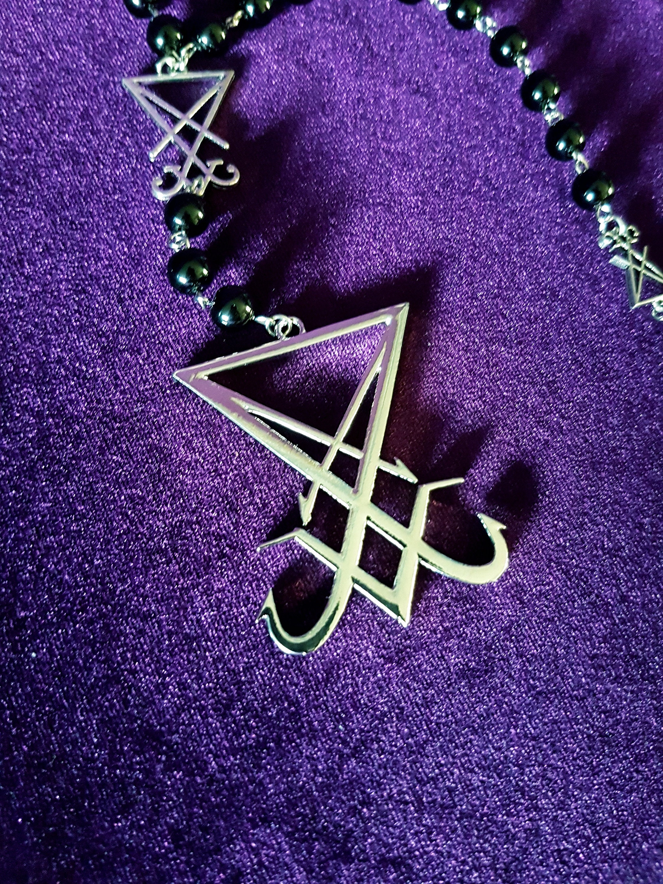 Sigil of Lucifer Rosary (New Design)