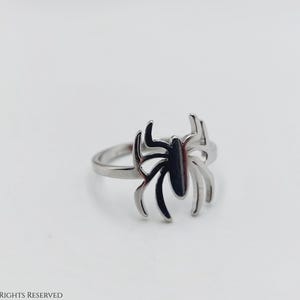 Spider Ring (stainless Steel) - Tarantula Arachnea Gothic Creepy ...