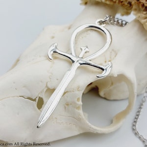 Vampire Ankh Pendant (large Version) - Occult Goth Gothic Dracula Order ...