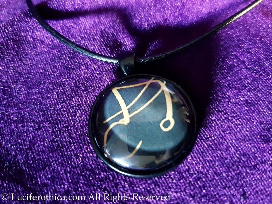 Dukante Sigil of Lucifer Necklace - Occult Luciferian Seal of Lucifer ...