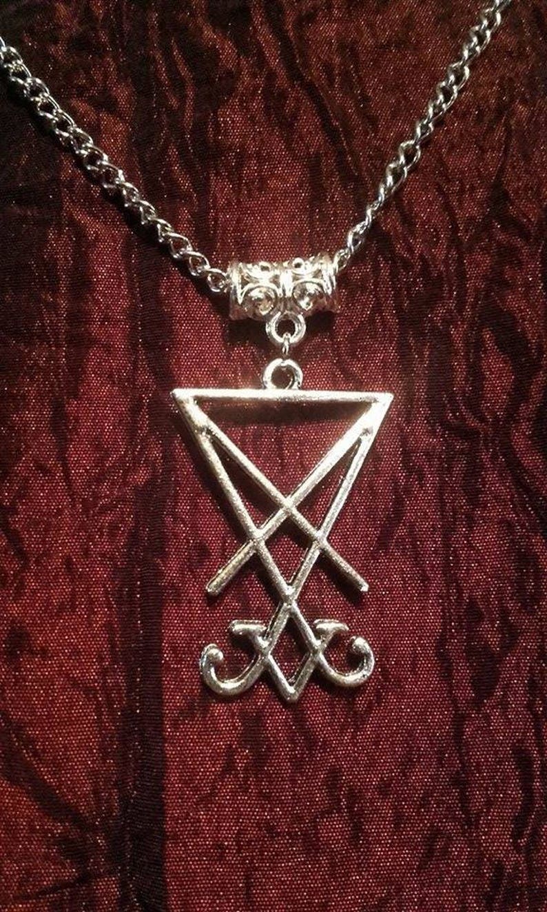 Sigil of Lucifer Necklace Lucifer Occult Satan Satanic | Etsy