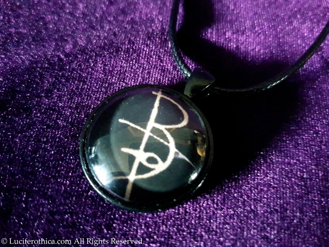 Dukante Sigil of Beelzebub Necklace - Occult Demonolatry Seal of Satan ...
