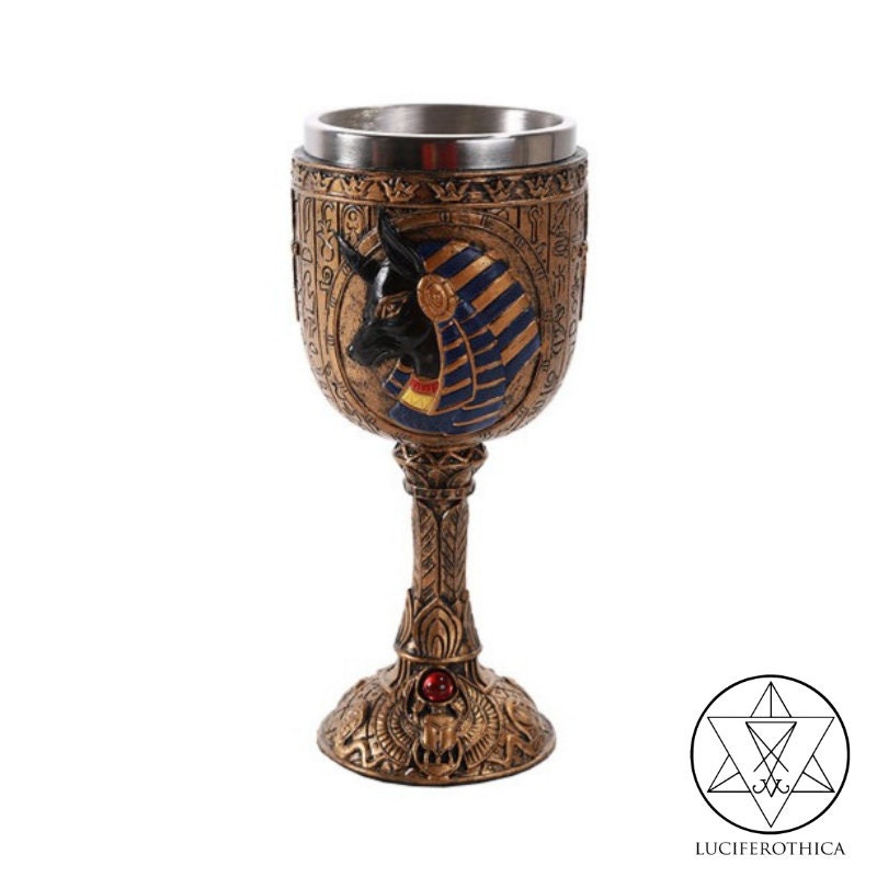 Egyptian God Anubis Goblet