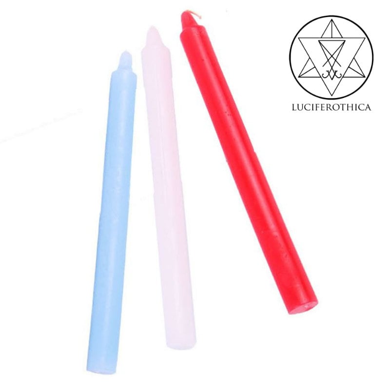 3 Erotic Wax Play Candles - Sensual hot wax dripping sm candles.