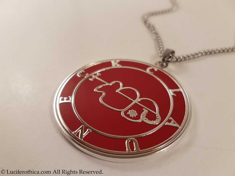 Sigil of Clauneck Medallion occult demon wealth money riches | Etsy