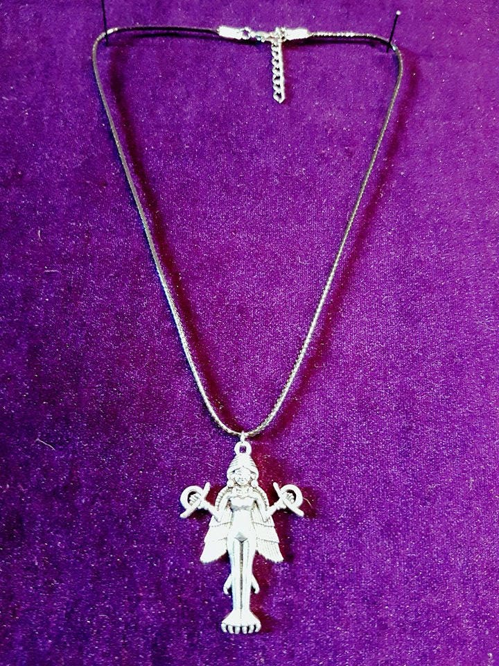 Lilith | Inanna | Ishtar Pendant Necklace