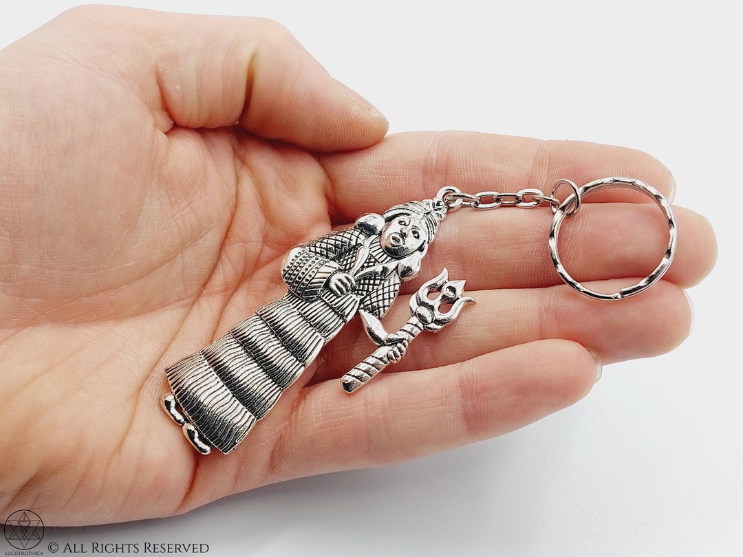Inanna / Ishtar Keychain - Mesopotamian Sumerian Lilith Gift Key Chain ...