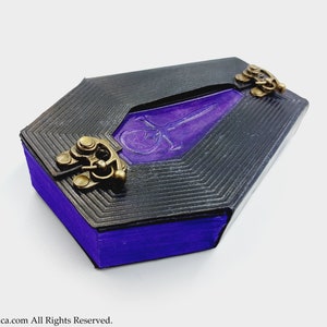 Vampire Ankh Coffin Leather Journal | Spellbook - Occult Vampire Book ...