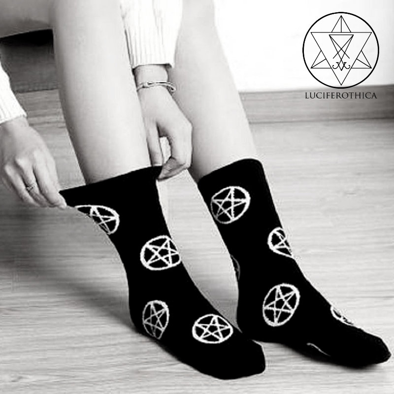 Inverted Pentagram Socks