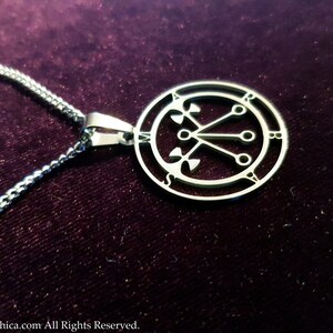 Sigil of Marbas Pendant (stainless Steel) - Occult Left Hand Path ...