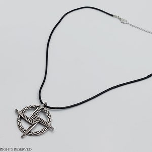 Brigid's Cross Pendant - Protection Necklace Irish Saint Brigit's Cross ...