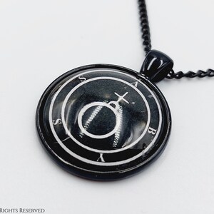 Sigil of Abyss Pendant - Lord of Chaos Occult Necklace Demonolatry Seal ...