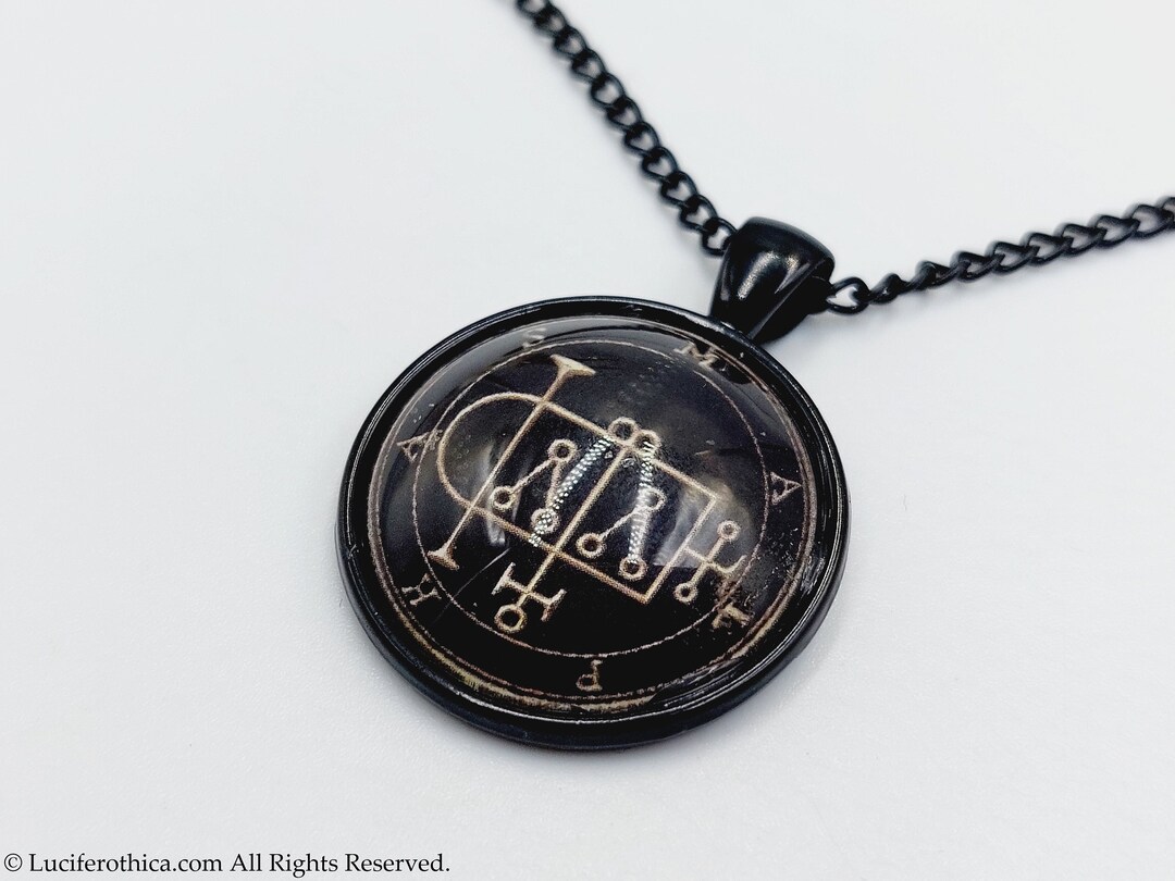 Sigil of Malphas Pendant - Occult Left Hand Path Goetia Demon Demonic ...