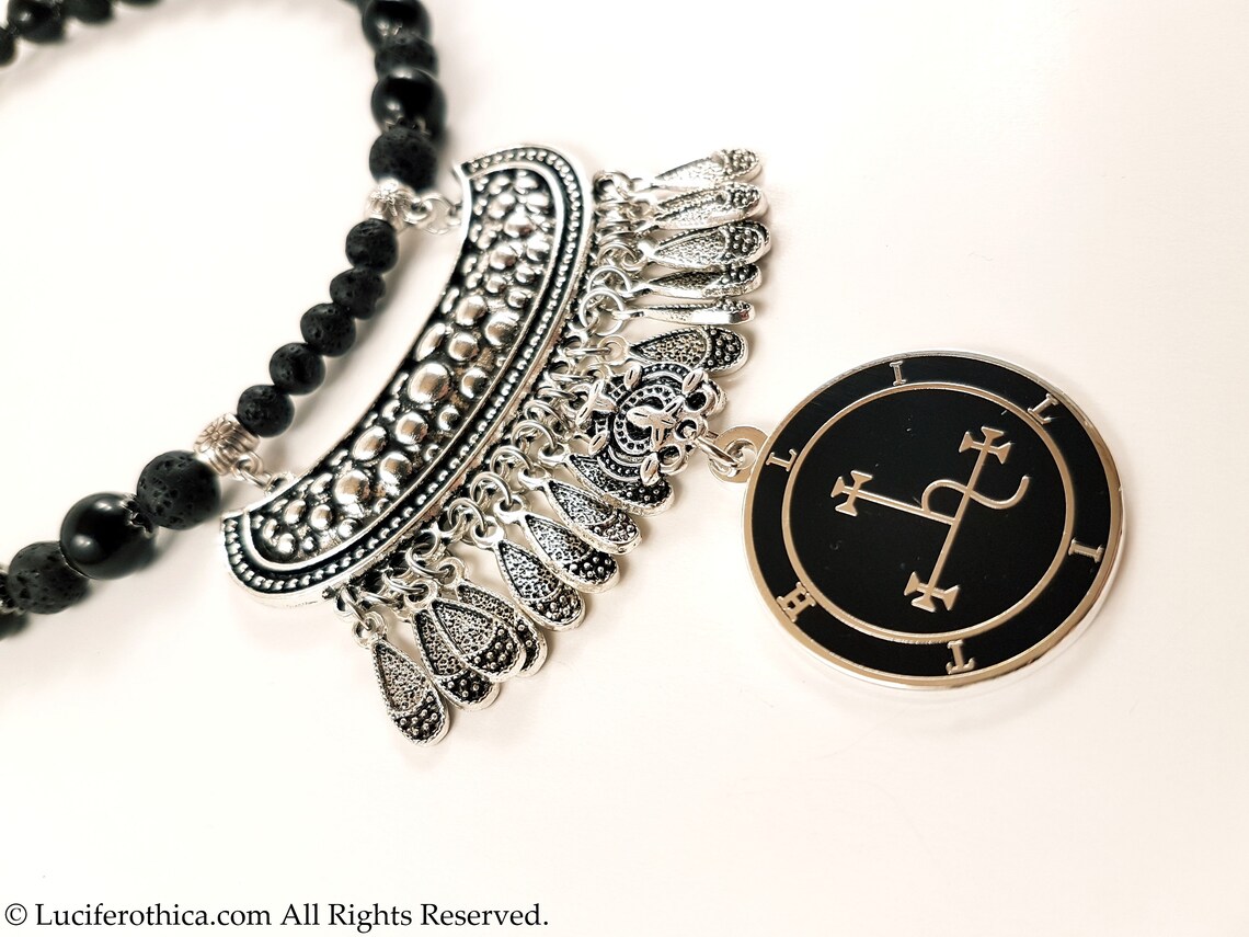 Sigil of Lilith Necklace - Demonolatry Dukante Demonic Daemonic Satanic ...