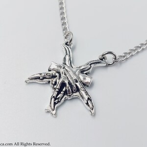 Devil's Handshake Inverted Pentagram Pendant - Occult Gothic Satanic ...