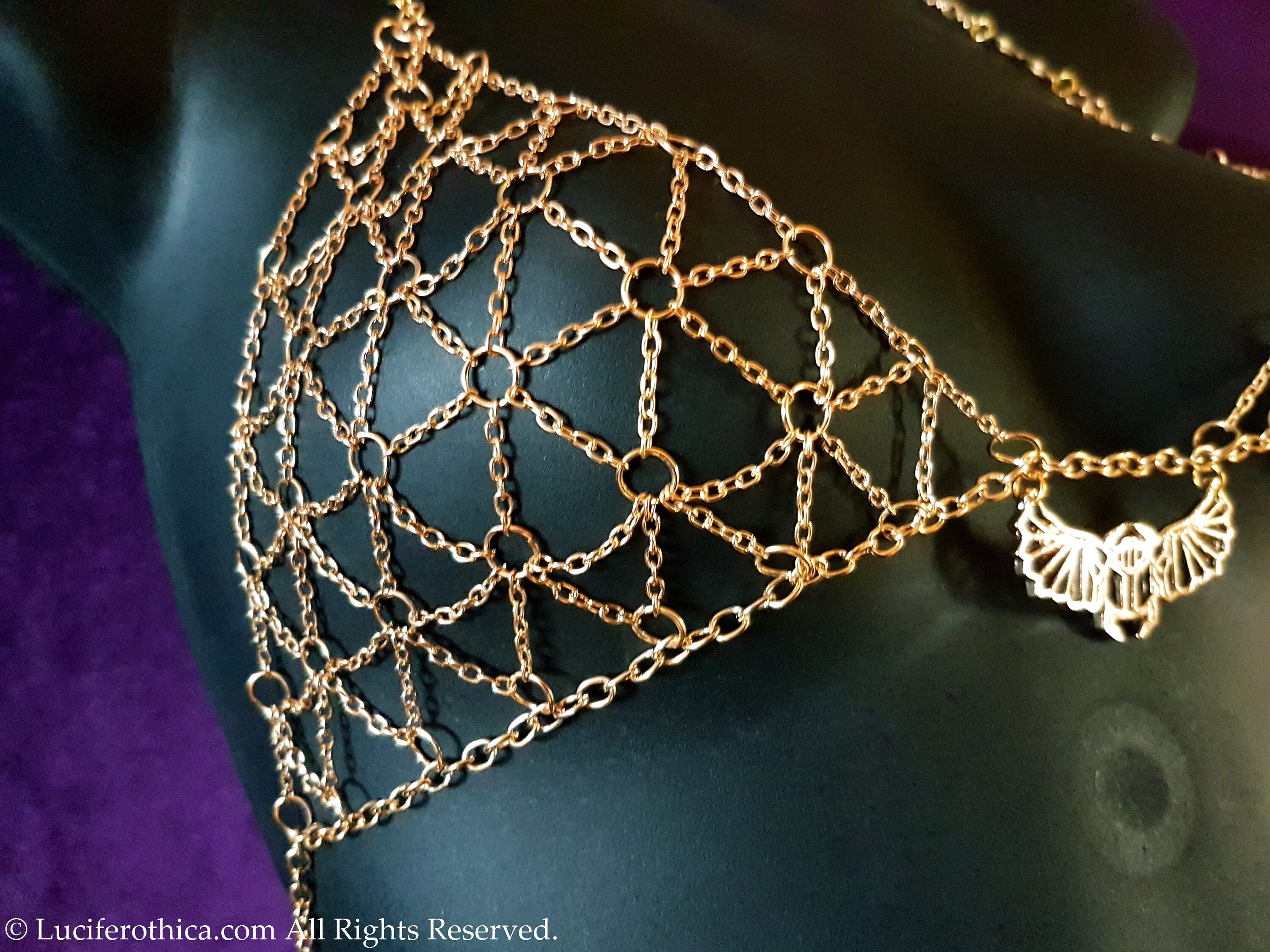 Egyptian Infinity Metal Bra