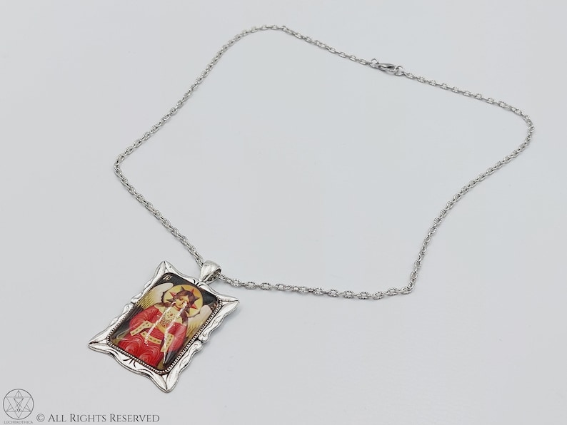Icon of Sophia Necklace - Gnostic Occult Gnosis Gnosticism Cosmic Womb ...
