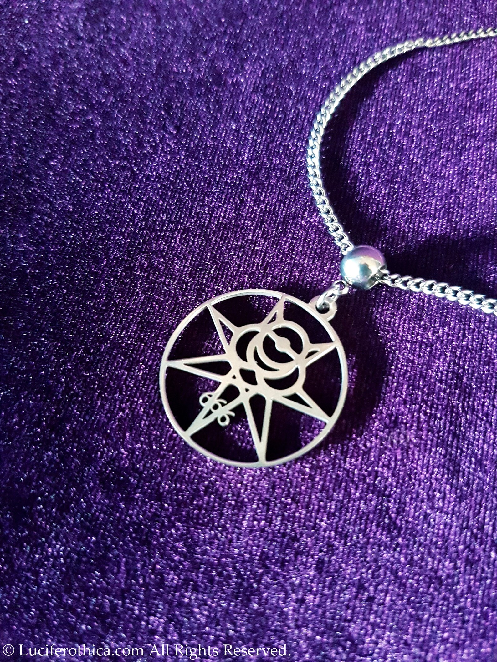 OTO Ordo Templi Orientis Mark of the Beast Stainless Steel Pendant ...