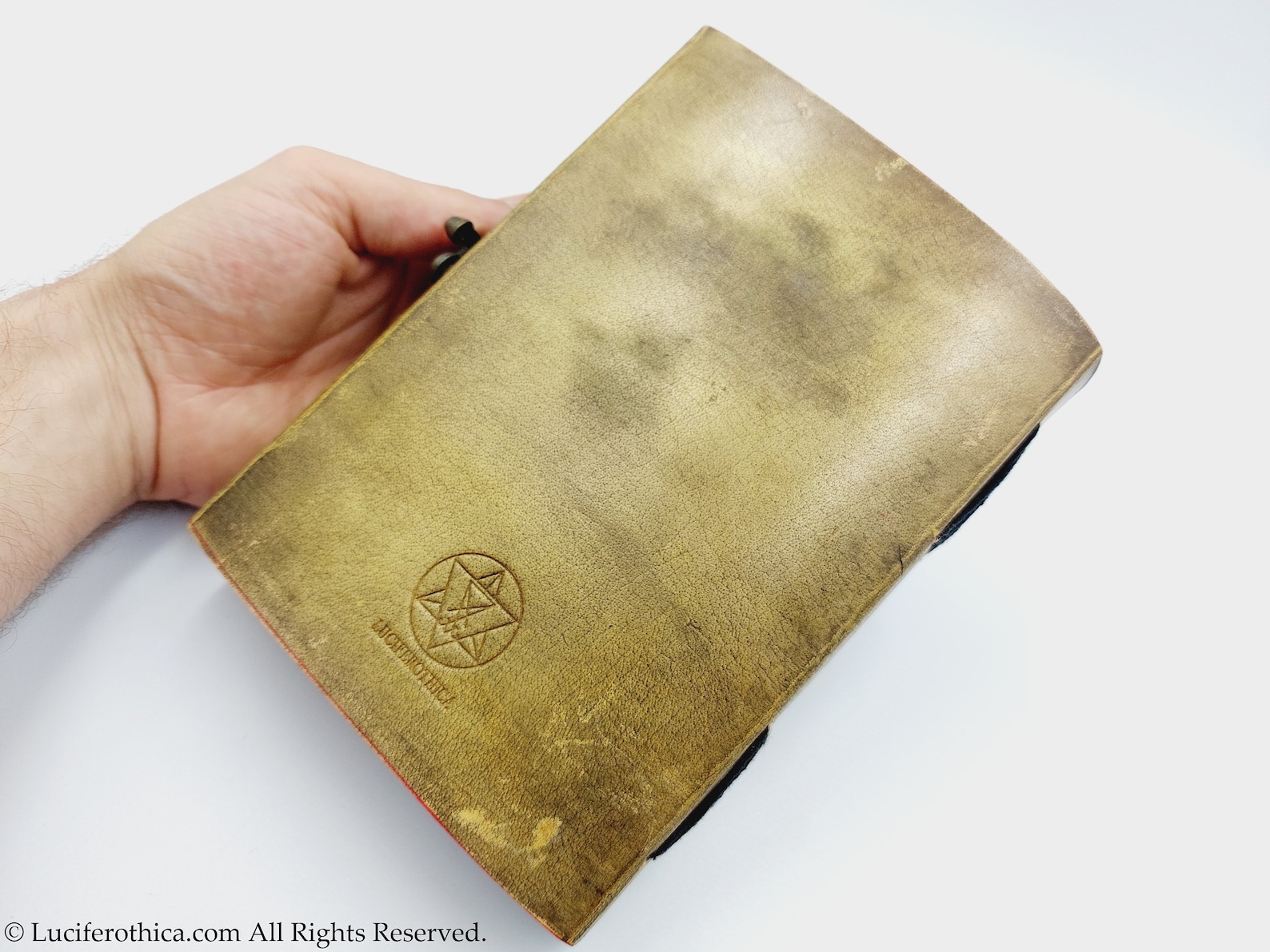 Baphomet Leather Journal | Spellbook - Occult Book Journal Sigil of ...