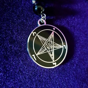 Sigil of Baphomet Rosary (bessy Version) - Occult Rosary Left Hand Path ...