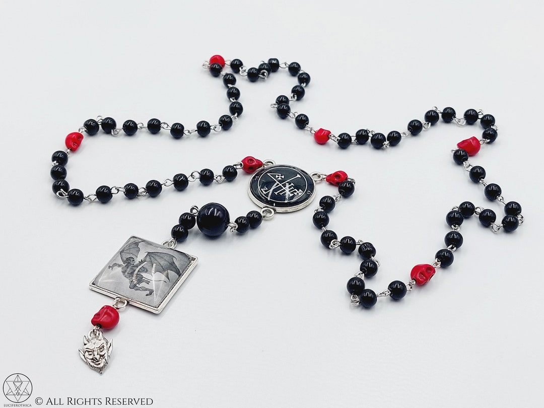 Mephistopheles Rosary Sigil of Mephistoles Necklace Seal Faust Mephisto ...