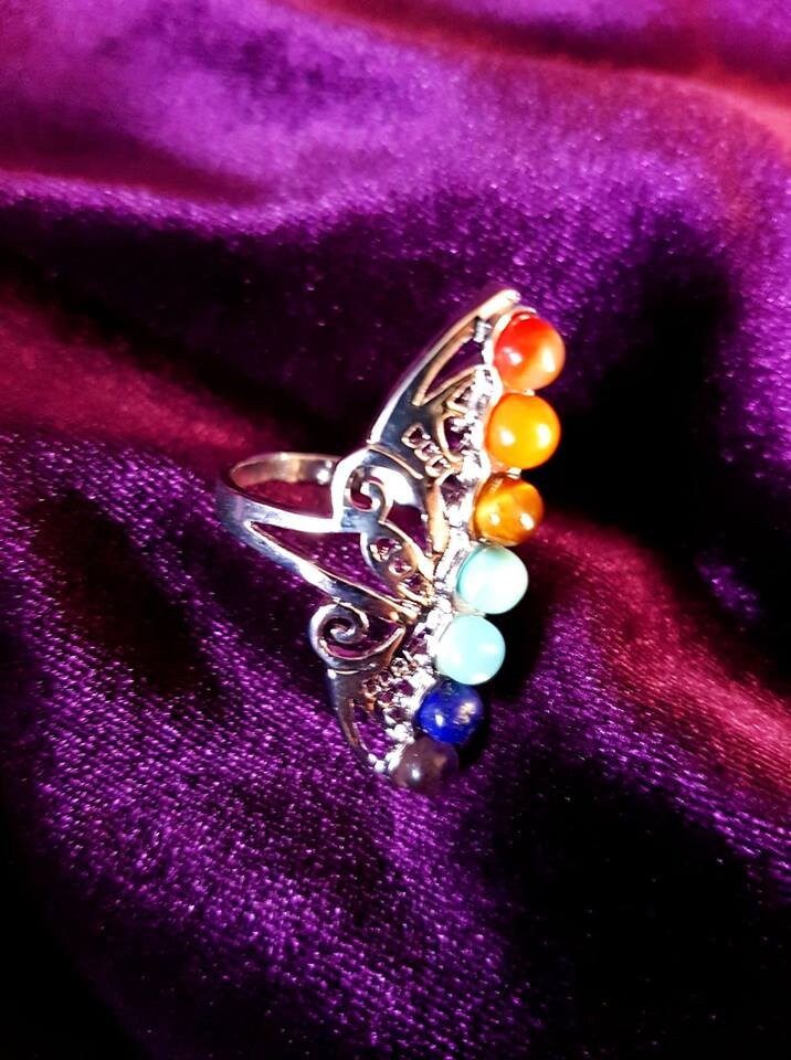 Chakra Gemstone Ring