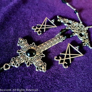 Balance Baphomet Necklace - Occult Sigil of Lucifer Balanca Scale ...