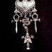 Vampyre Ankh Necklace Occult Vampire Sigil or Lucifer Lilith Serpent ...