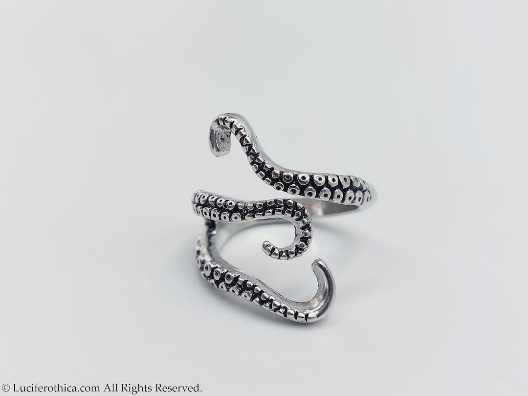 Cthulhu Tentacle Ring - Cthulhu Ring Octopus H.P. Lovecraft Horror ...