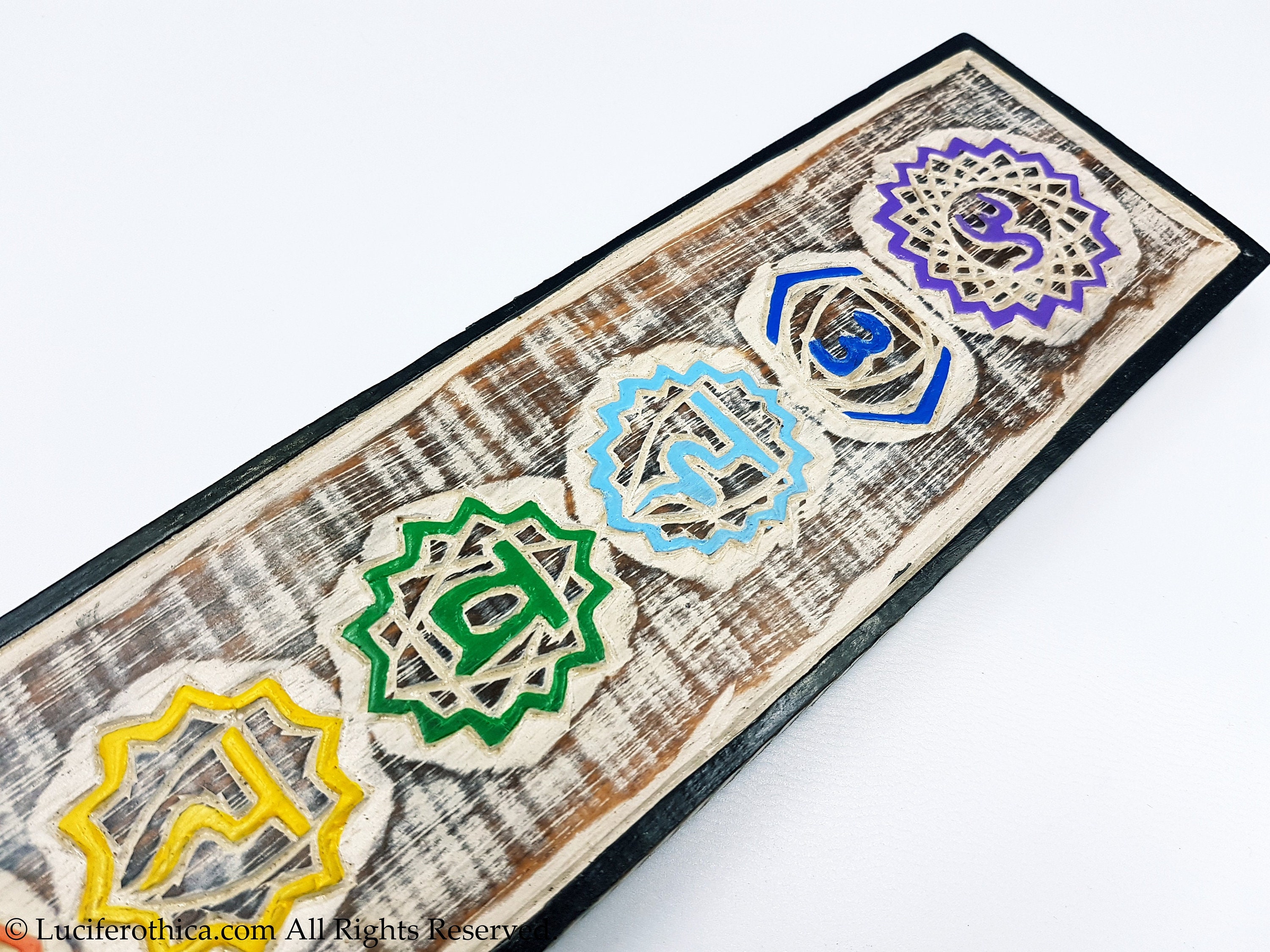 Wooden Chakra Wall Plaque